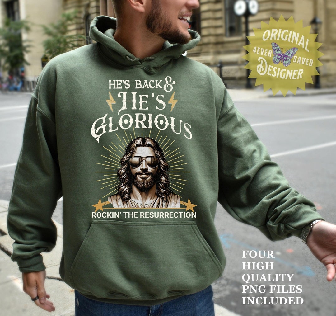 Rocker Jesus Easter PNG: Funny Christian Graphic (digital Download) - Etsy