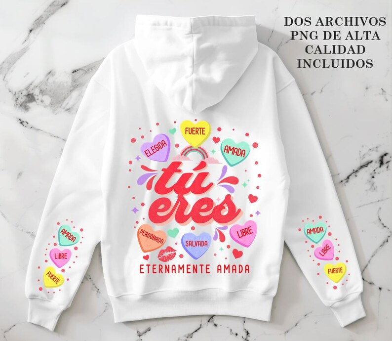 Tú Eres Amada Arte Digital PNG Cristiano con Frases de Amor y Fe ...