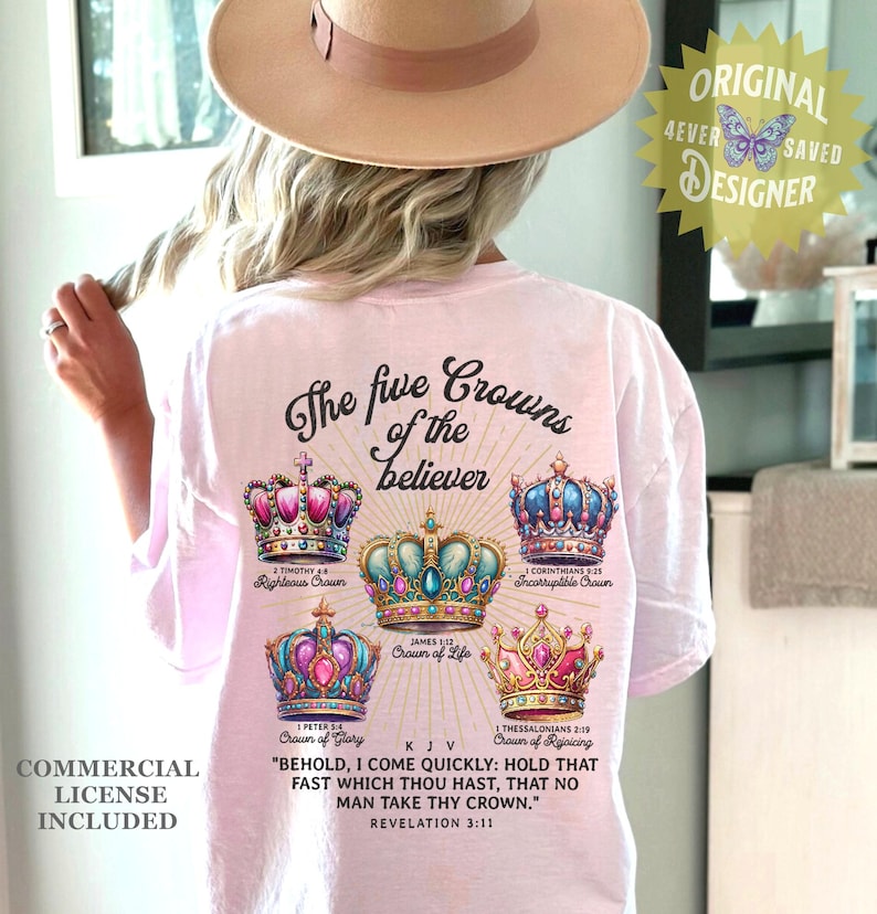 Watercolor Christian Crowns PNG: Bible Verse Art (digital Download) - Etsy