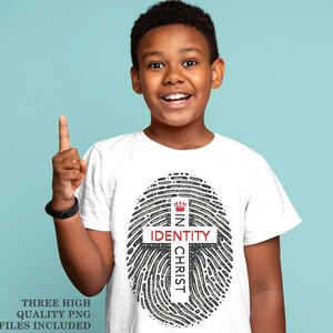Christian Identity PNG: Thumbprint Cross Design (digital Download), Man ...