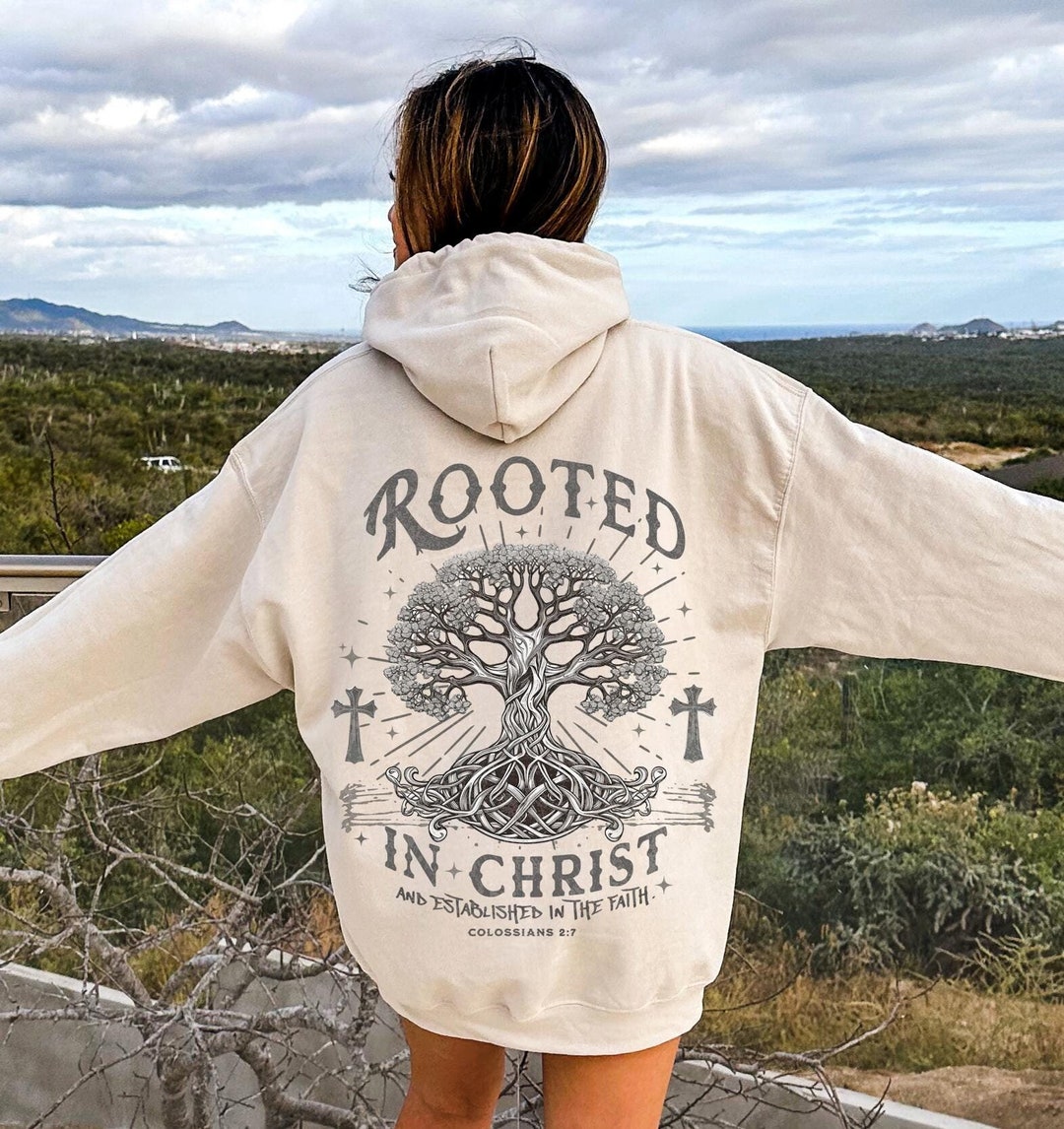 Rooted in Christ PNG: Christian Tree Design (digital Download) - Etsy