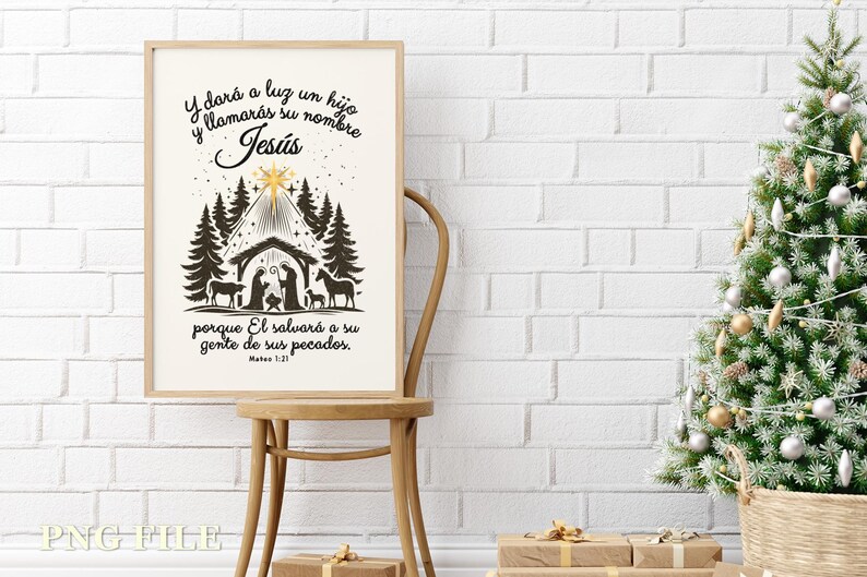Nacimiento De Jesús Nativity Scene PNG: Christian Christmas Design ...