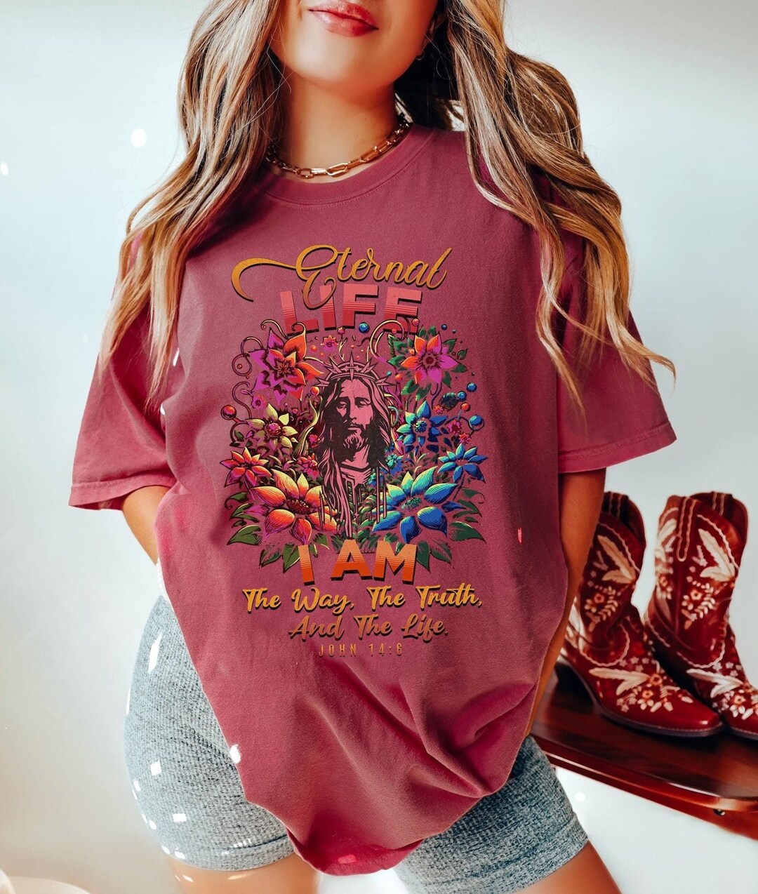 Psychedelic Jesus PNG: Colorful Christian Art (digital Download) - Etsy