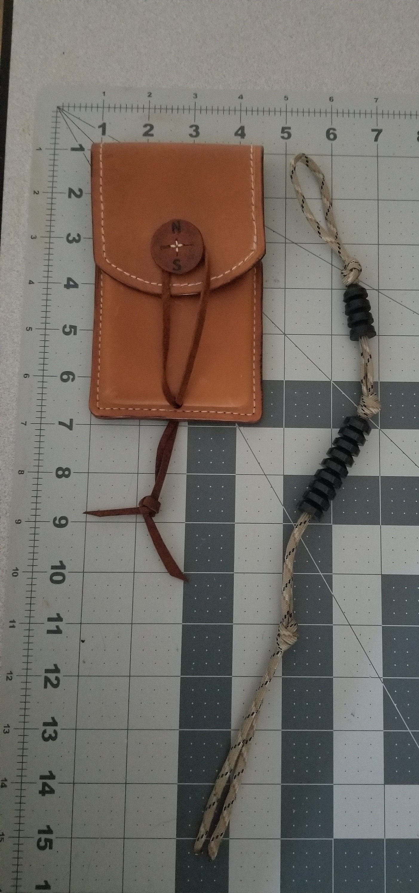 Compass Case Combo. Handmade, Leather, Base Plate, Compass Case, With ...