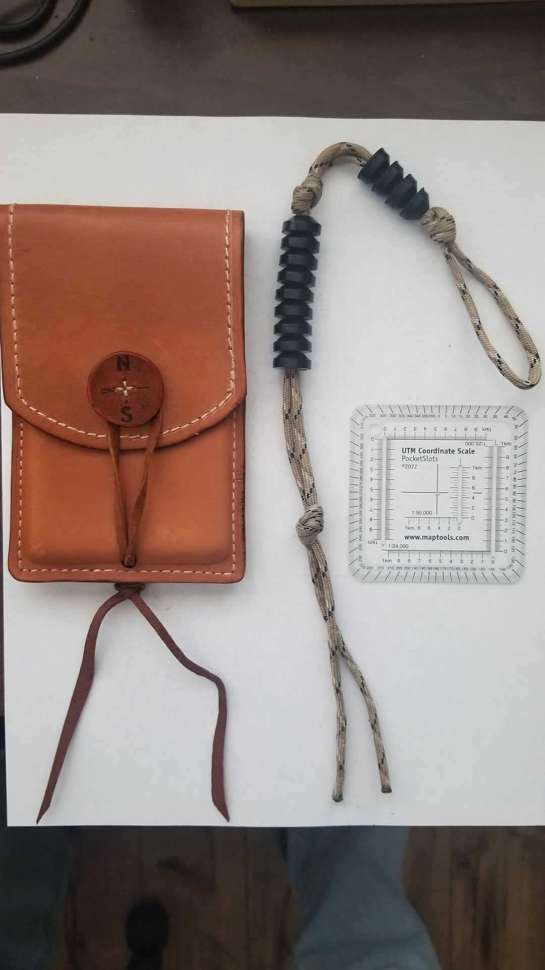 Compass Case Combo. Handmade, Leather, Base Plate, Compass Case, With ...