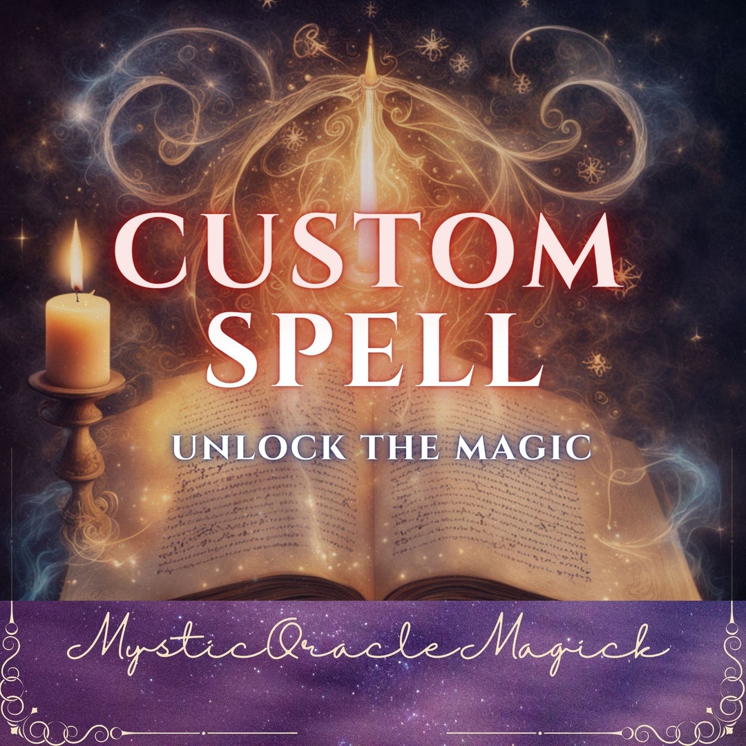 Custom Spell Casting Same Day, Personalised Spell, Powerful Custom ...
