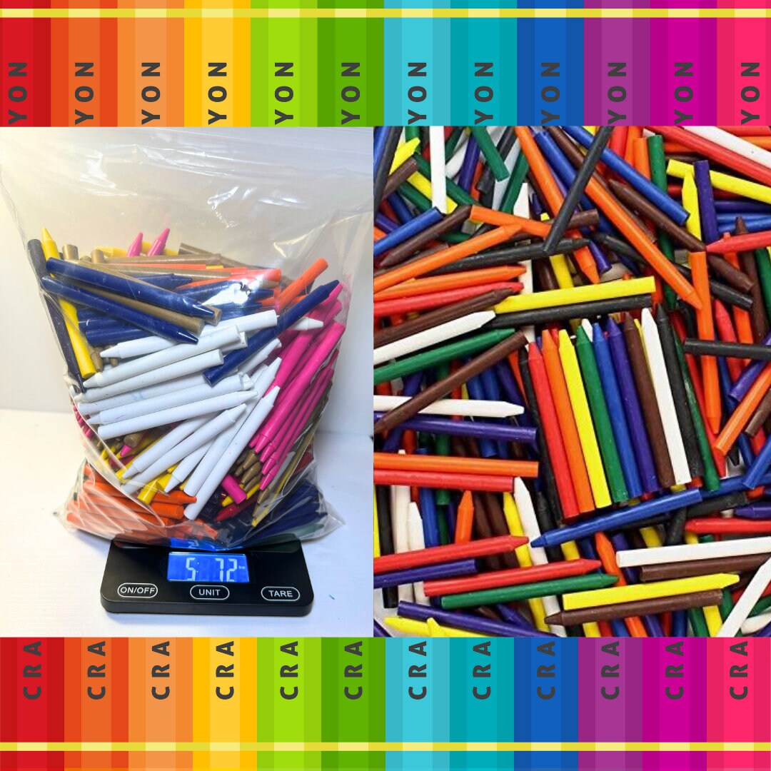5 Pounds, Bulk Crayons, Crayons, Crayons Without Wrapper - Etsy