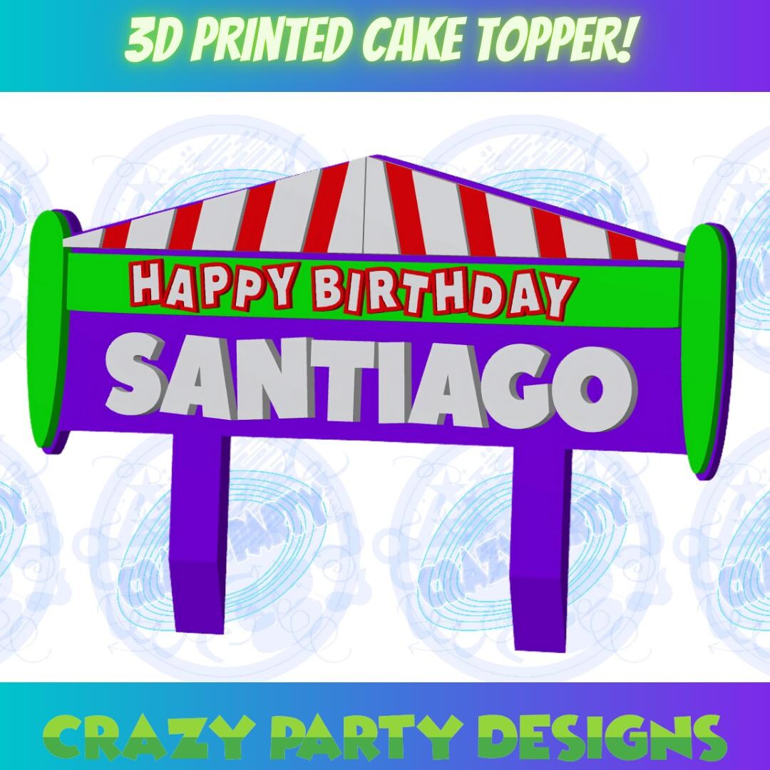 Cake Topper, Personalized Cake Topper, Street Sign Cake Topper, Sign ...