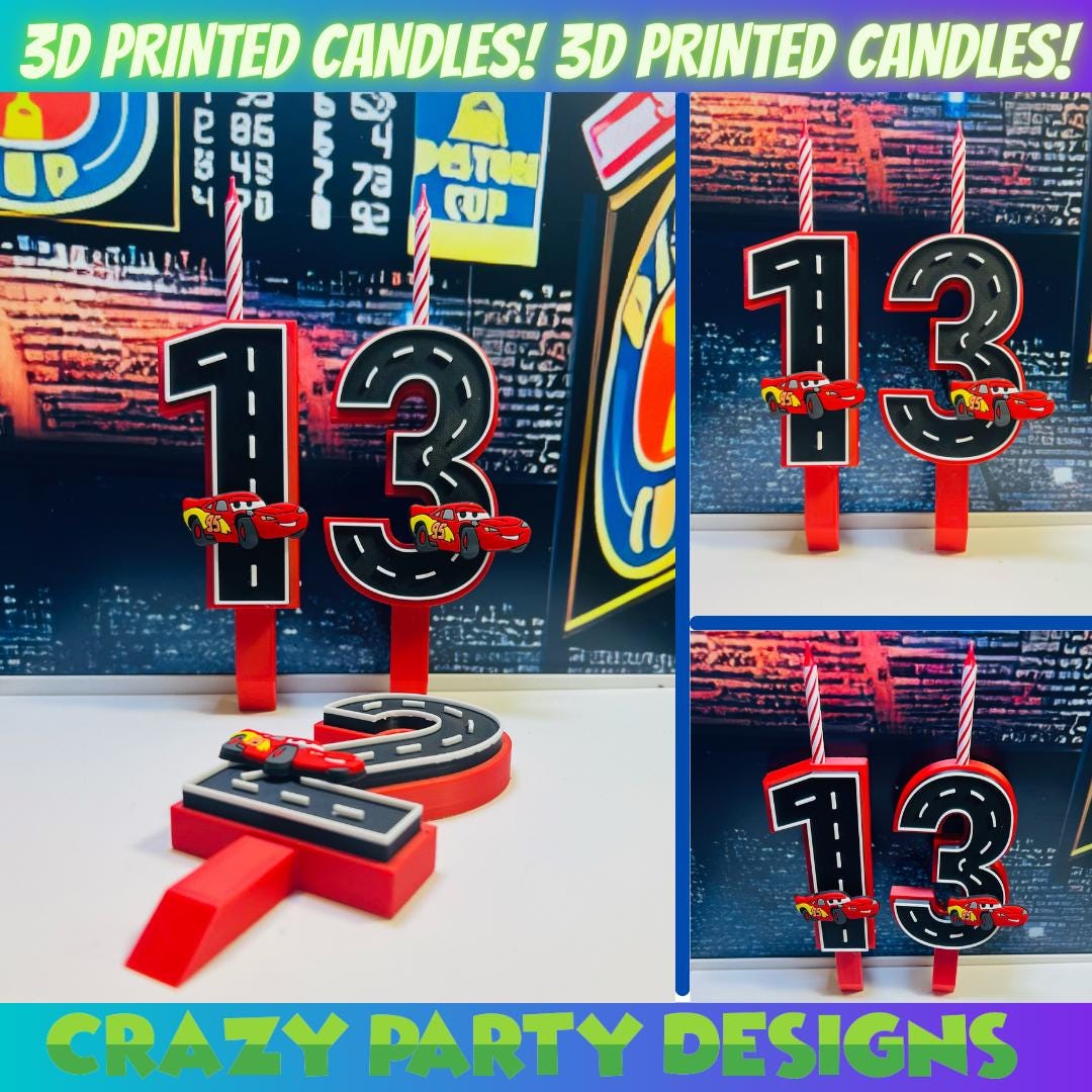 Race Track Number, Road Car Birthday Party Cake Number, Racetrack Style ...