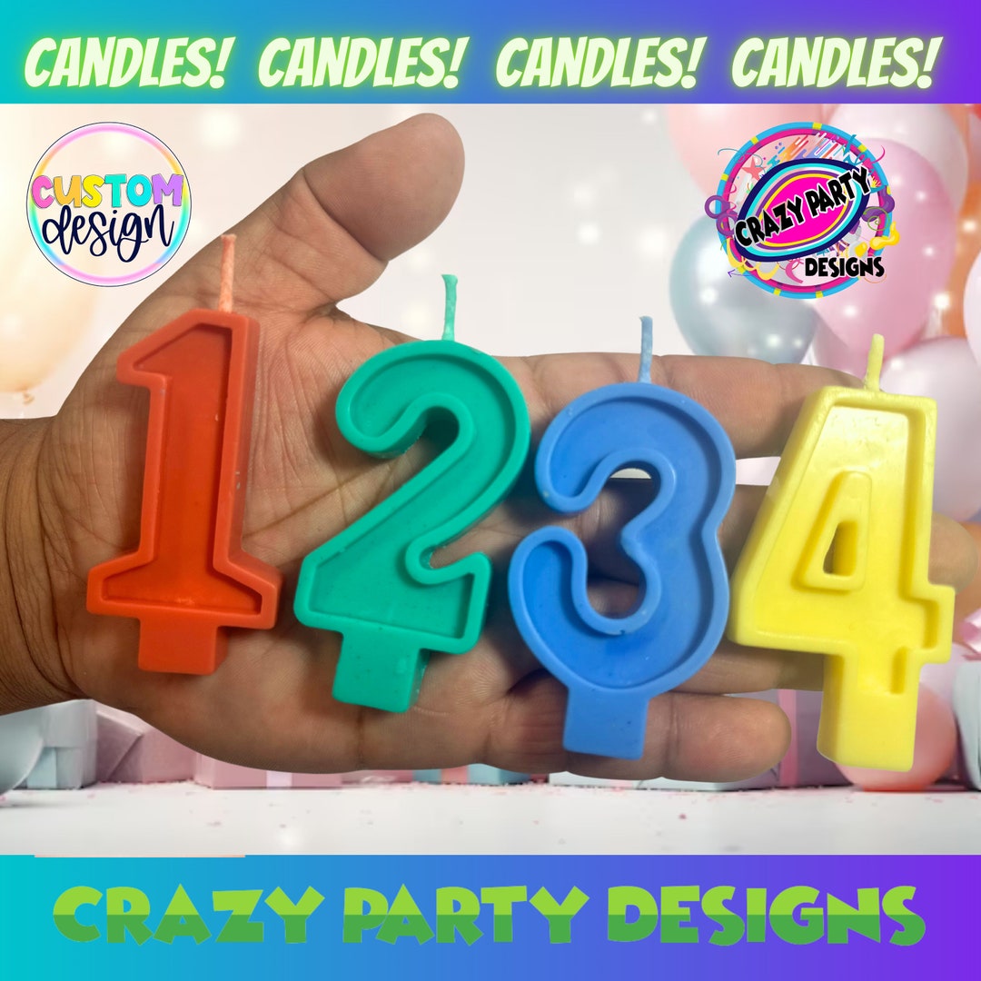 Birthday Candles. Numbers. I Am Candles. Cake Toppers and Birthday ...
