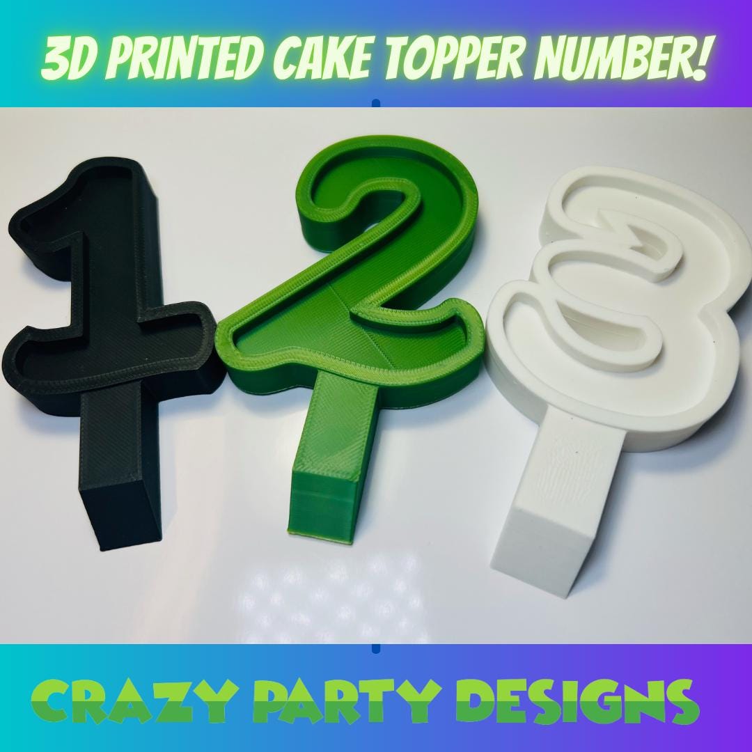 Individual Number Birthday Cake, Kids' Birthday Cake, Birthday Cake ...