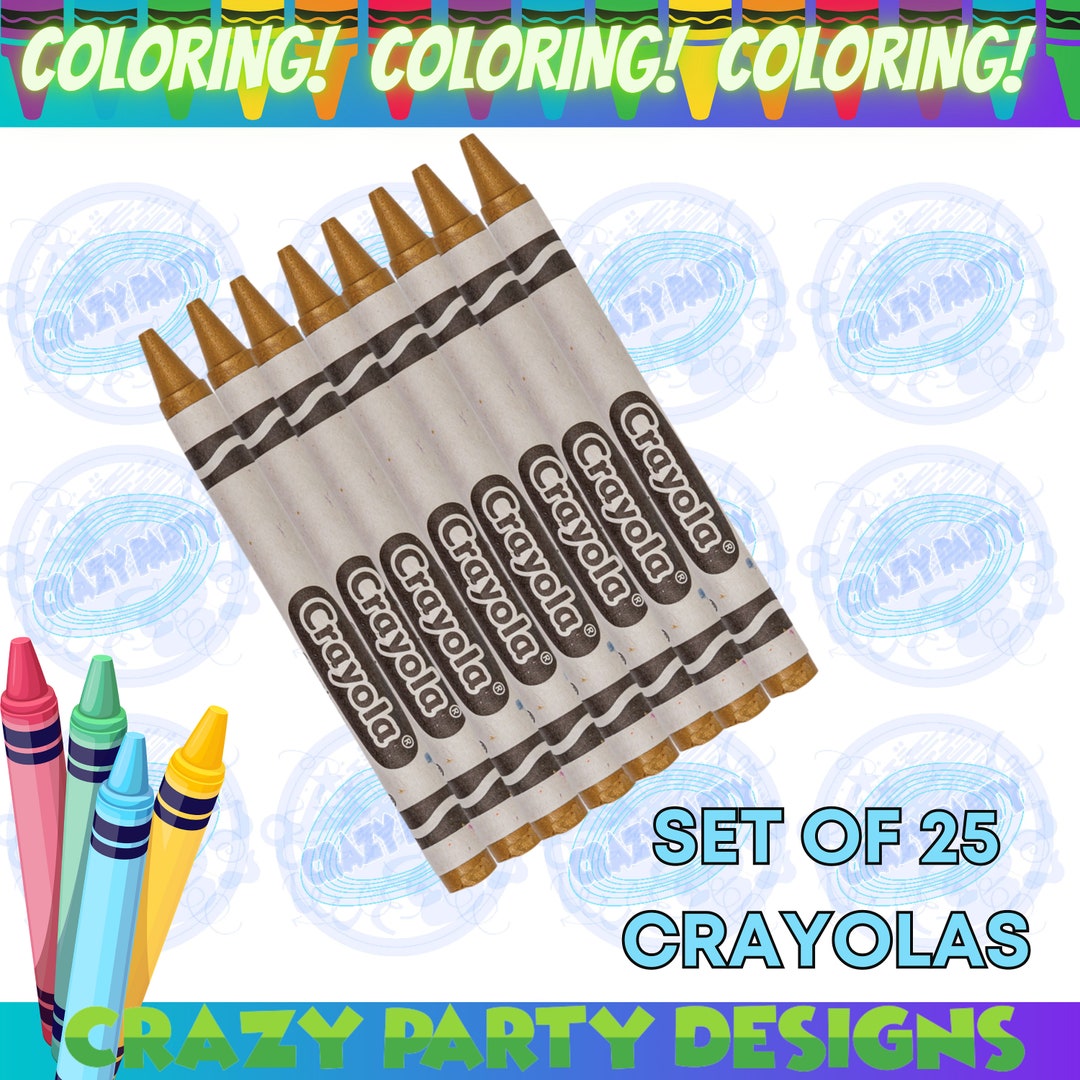 Gold Crayons - 25 Pack - Etsy
