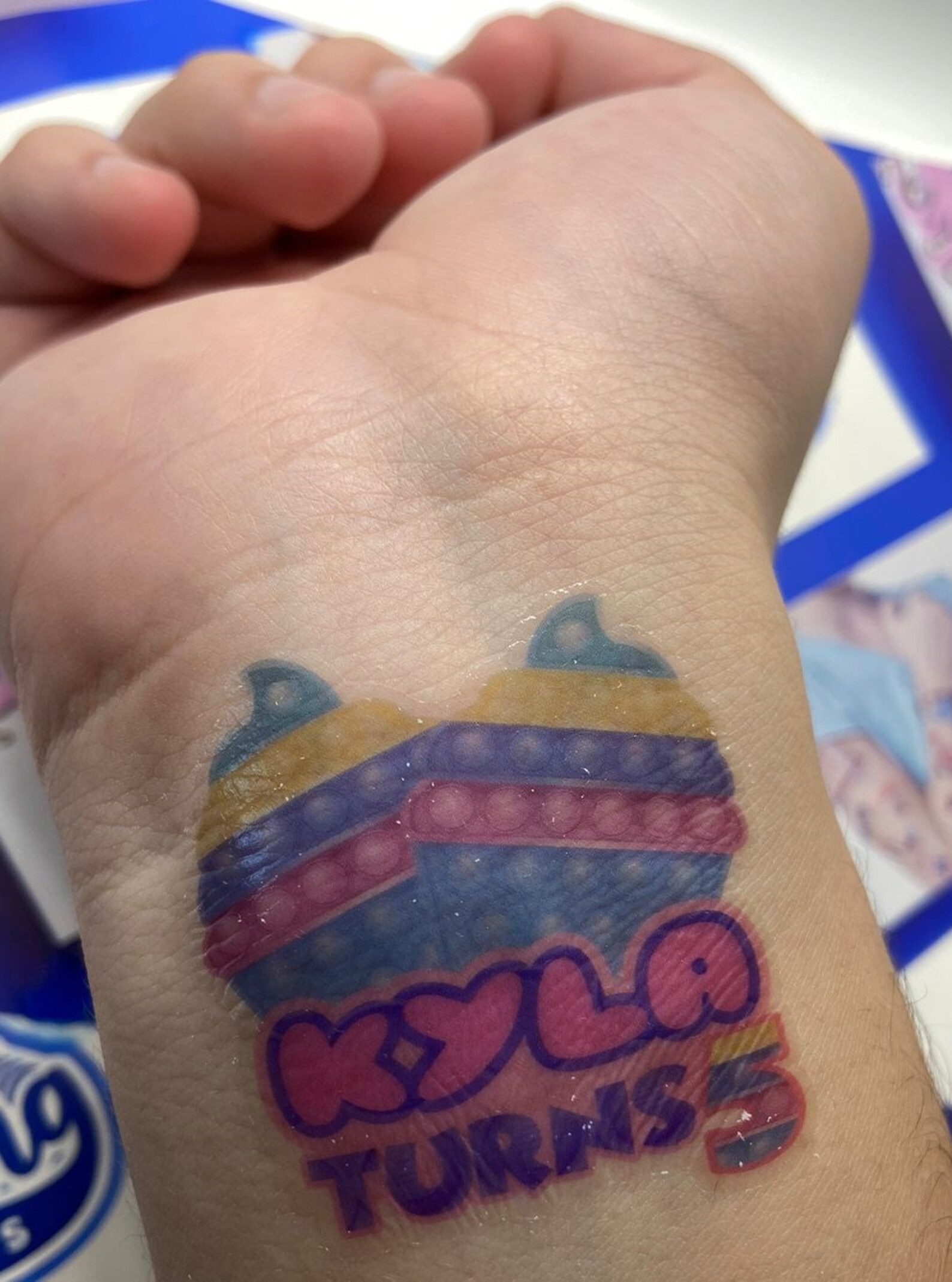 Pop It Fidget, Pop It Fidget Temporary Tattoos, Temporary Tattoos ...