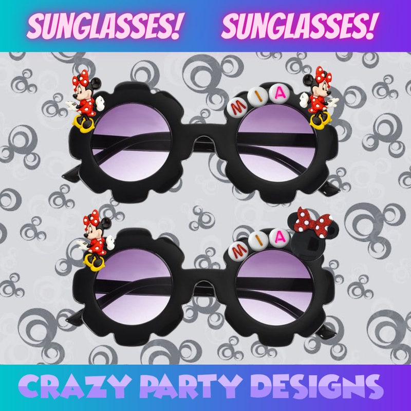 Minnie Mouse Sunglasses Etsy 4866
