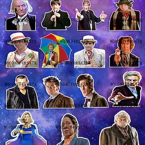 Doctor Who Stickers File Bundle - SVG - PNG - JPG Printible Cricut ...