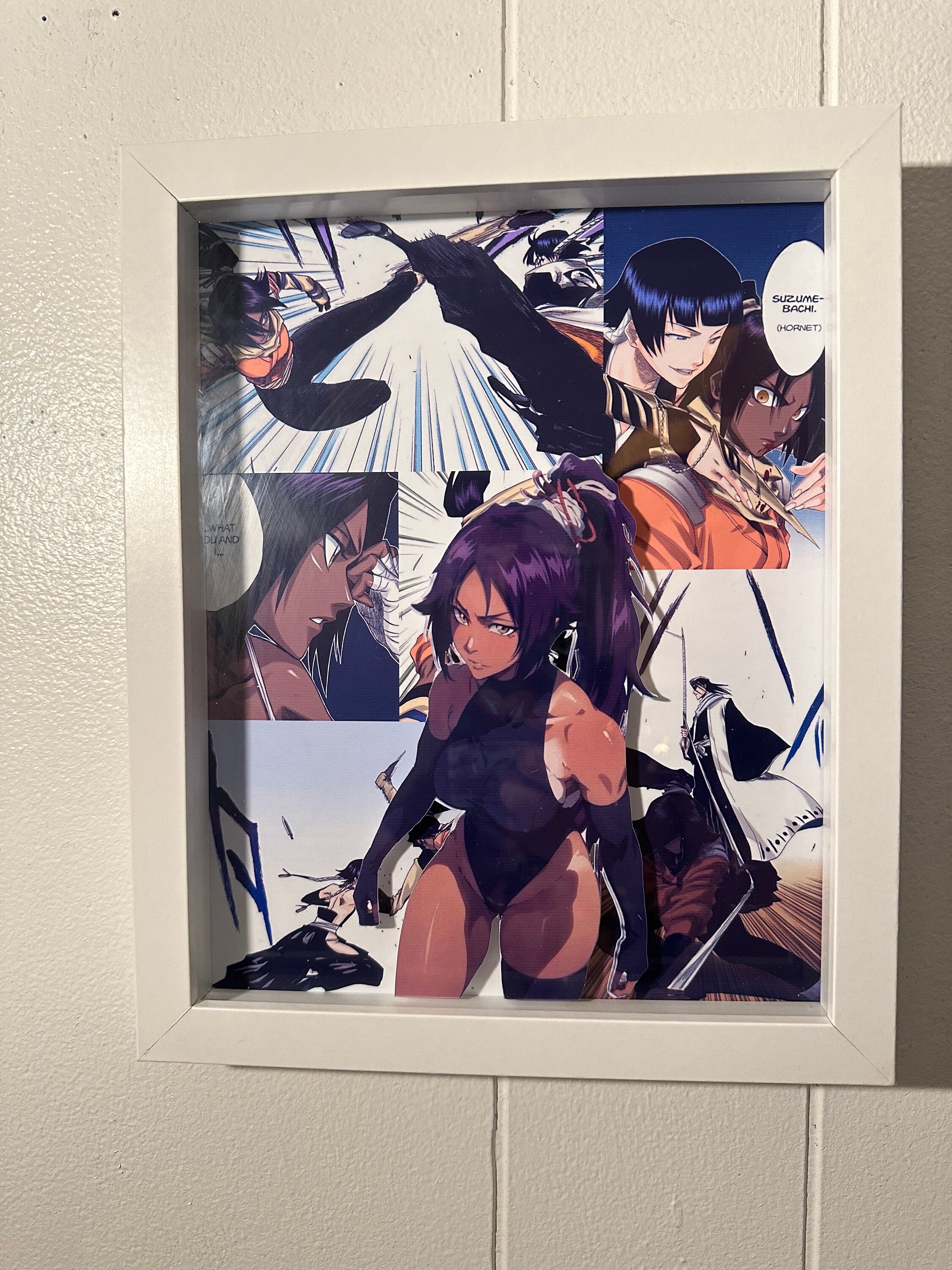 Yoruichi Shadow Box Frame - Etsy