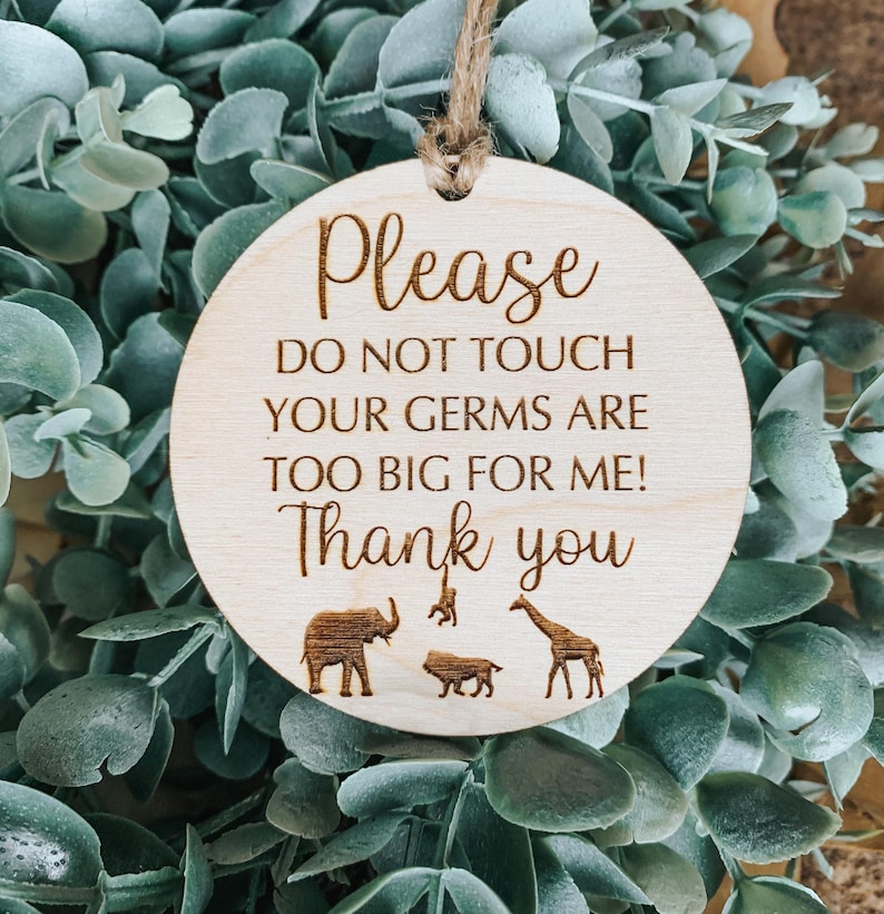 Safari Baby Germ Tag - Etsy