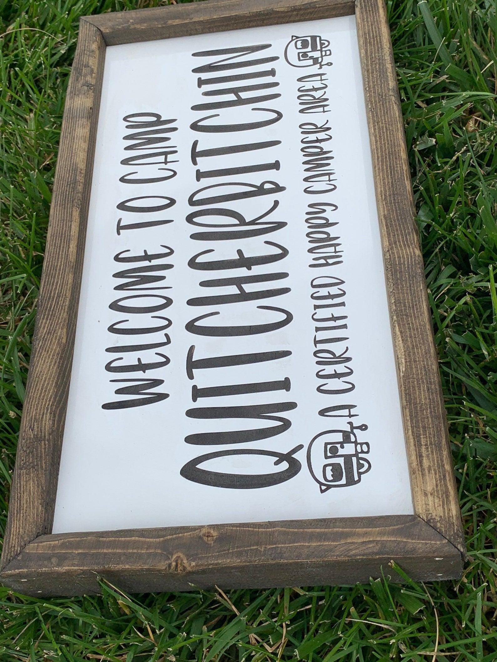 Camping Sign - Etsy
