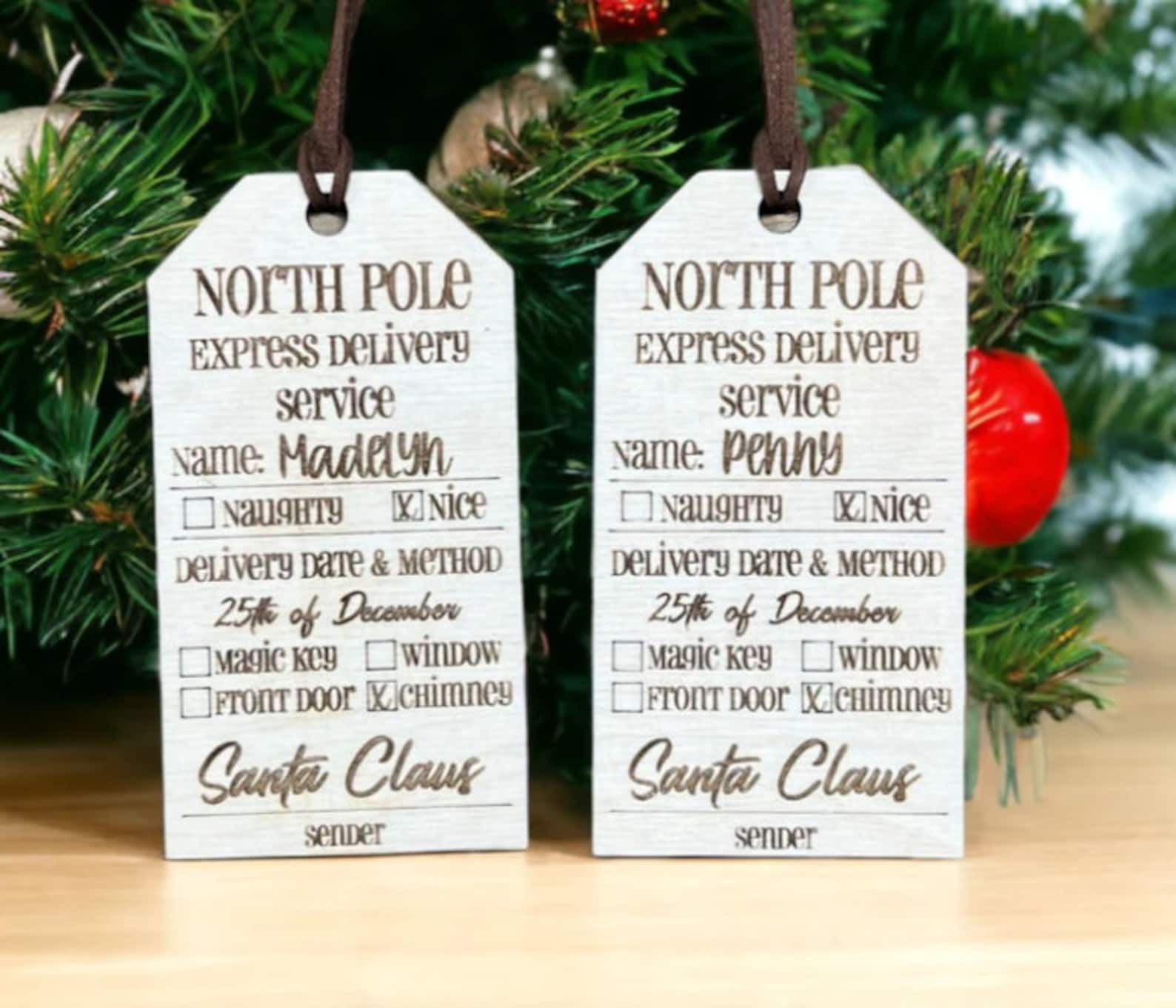 North Pole Tags - Etsy