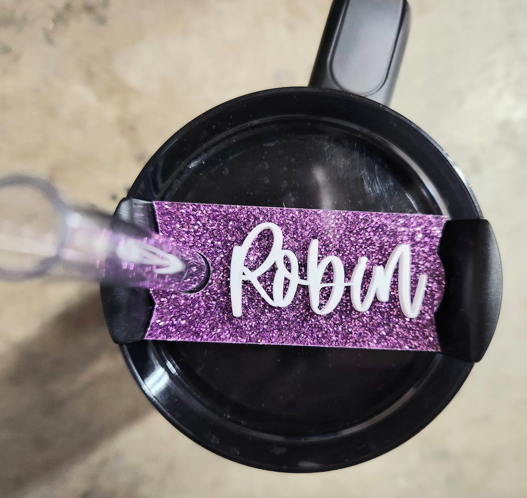 Custom Name Cup Topper - Etsy
