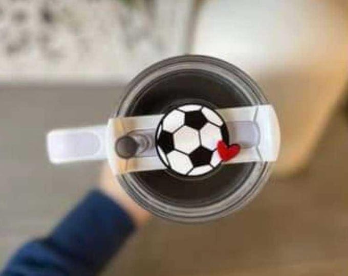 Soccer Ball Stanley Lid Name Tag, Personalized Topper, Topper for ...