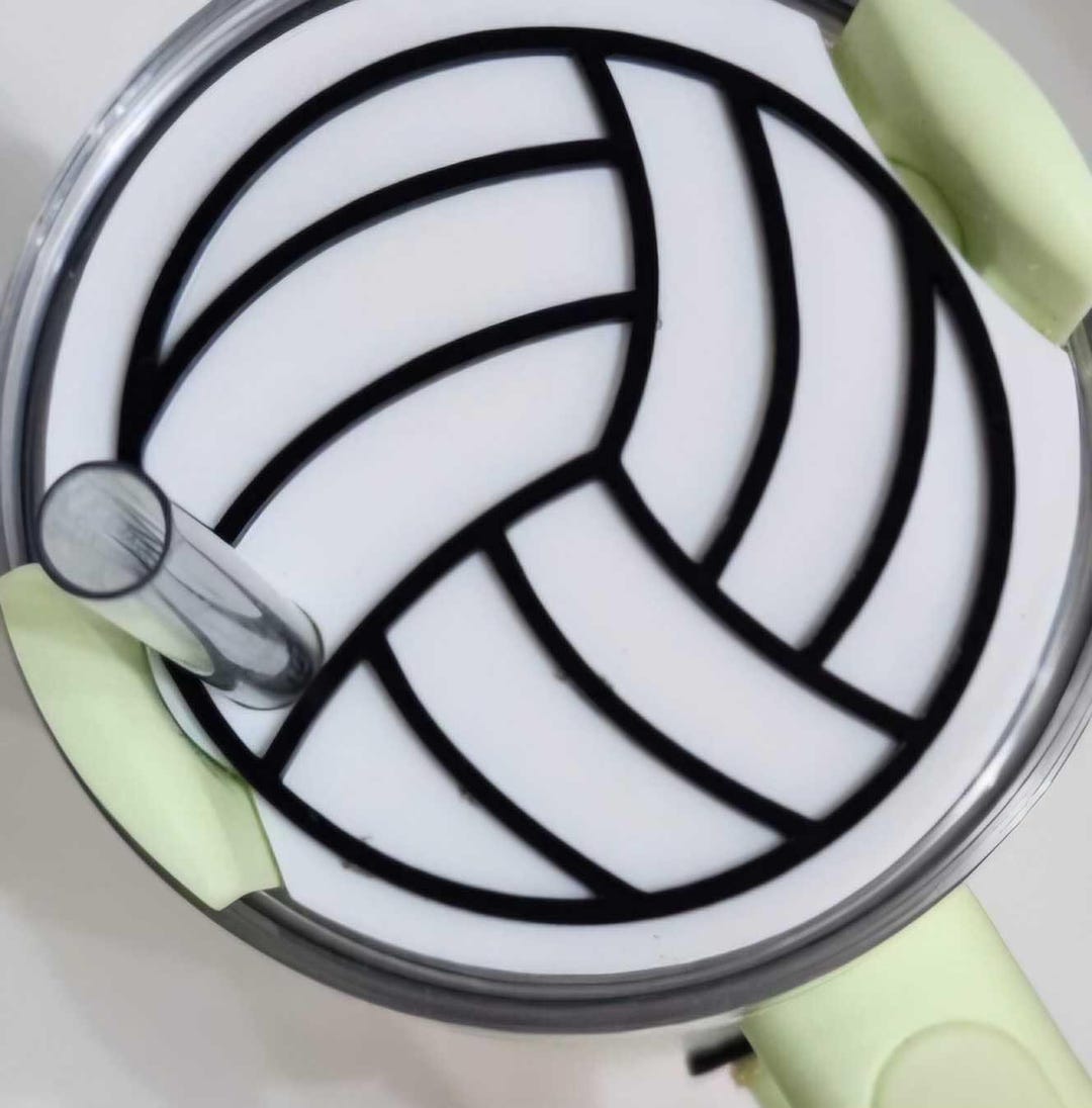 Volleyball Customizable Name Cup Topper - Etsy