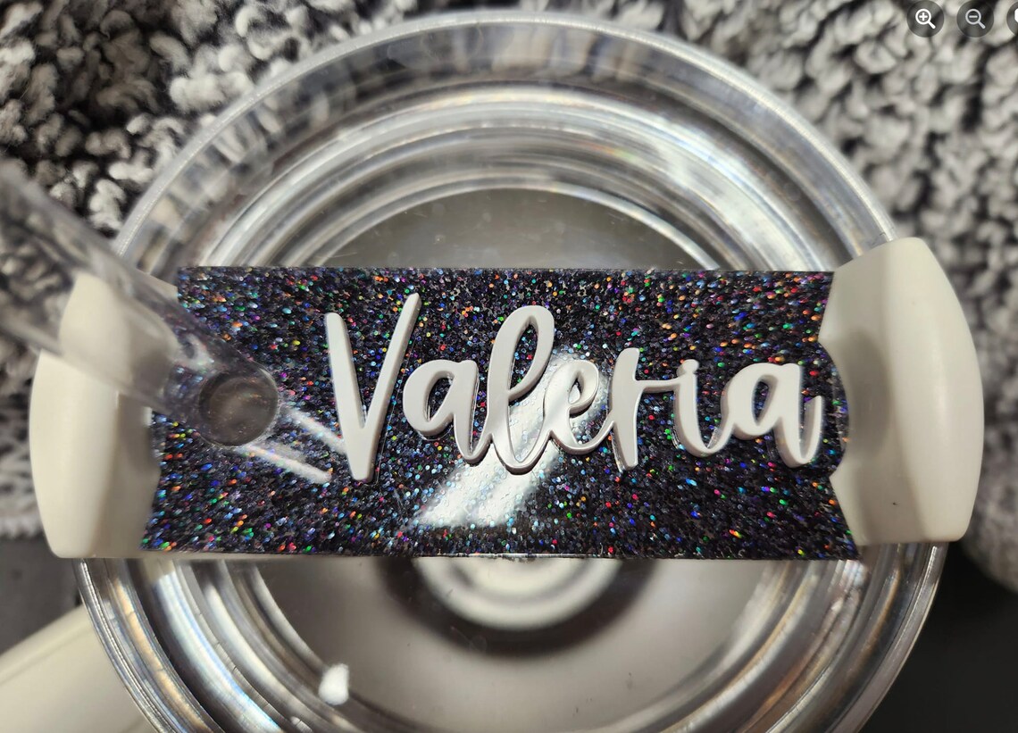 Custom Name Cup Topper - Etsy