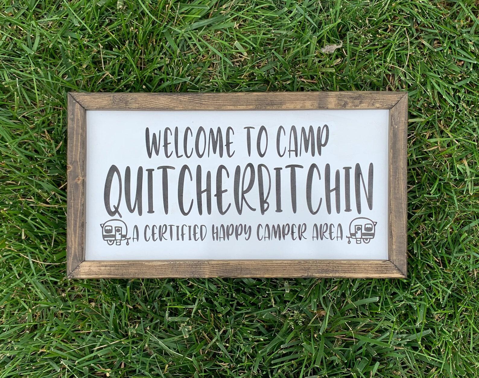 Camping Sign - Etsy