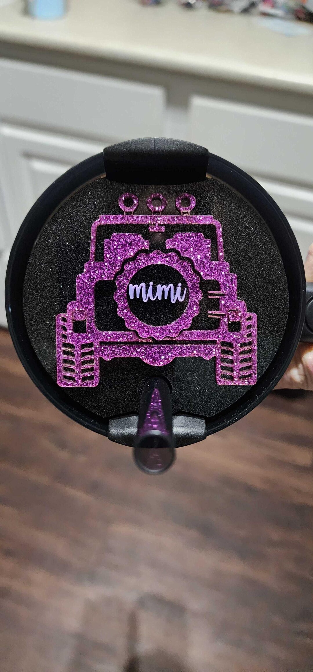 Vehicle Custom Name Cup Topper - Etsy