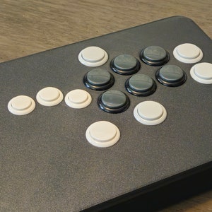 DIY Leverless All Button Controller Case for Sanwa and Similar Buttons Design Your Own Layout ...