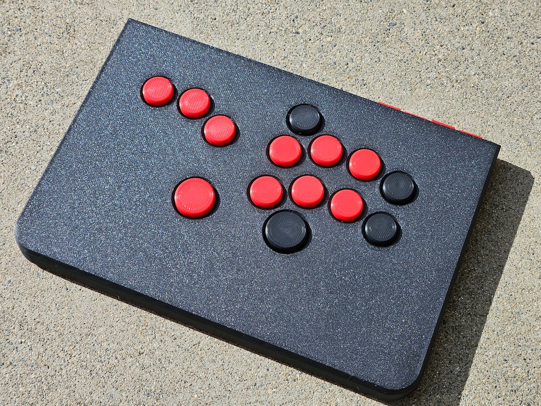3d Printed Leverless All Button Style Controller SF6 Layout. - Etsy