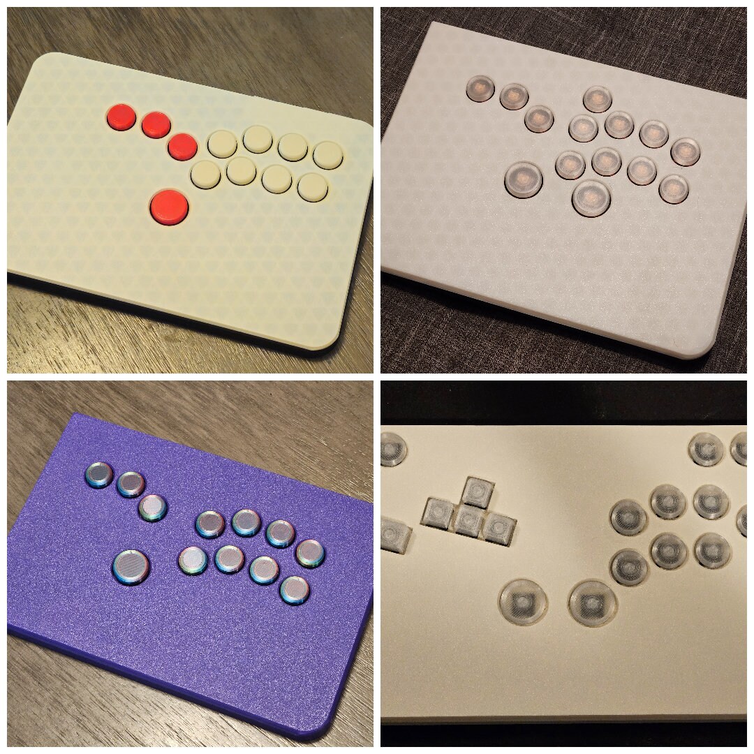 Design You Own 3d Printed Leverless All Button Controller - Etsy