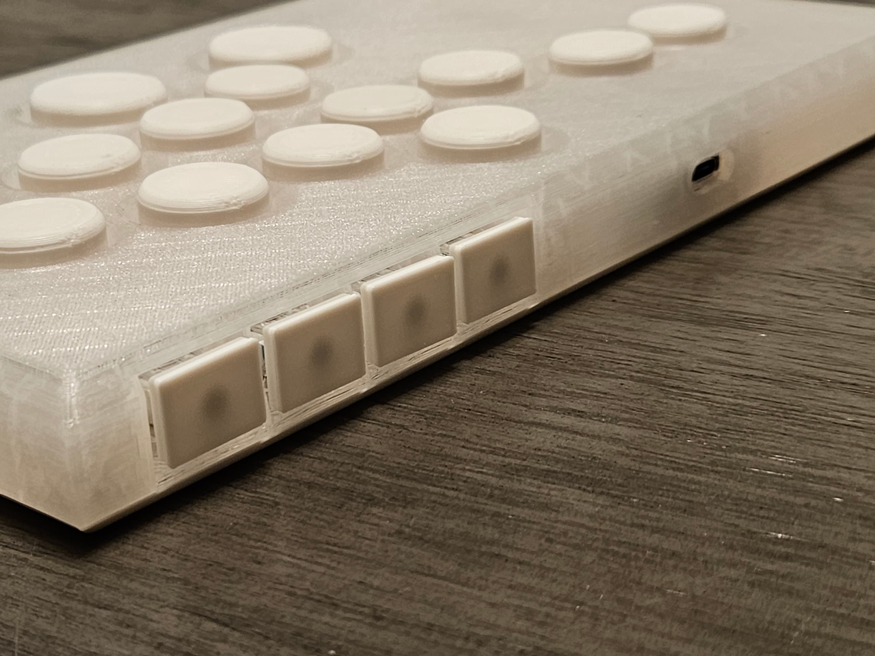 Mini 3d Printed Leverless All Button Style Controller SF6 Layout. - Etsy