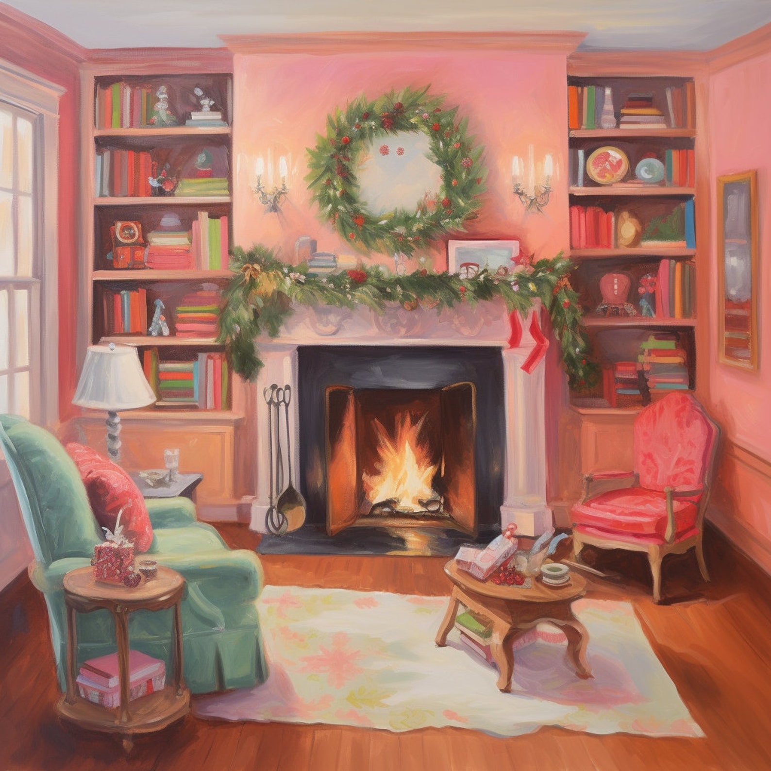 Festive Girly Zoom Backgrounds - Etsy