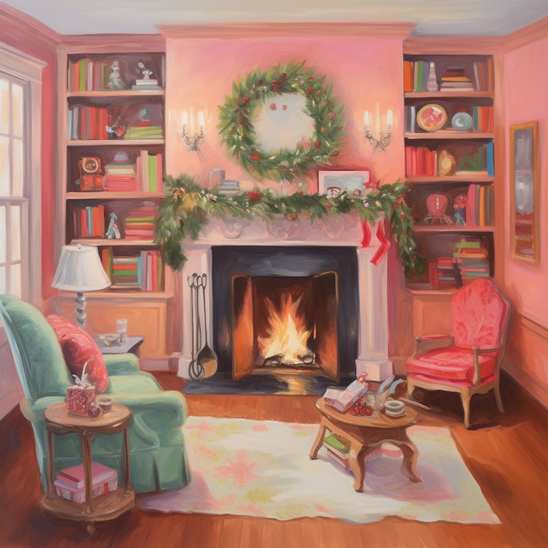 Festive Girly Zoom Backgrounds - Etsy