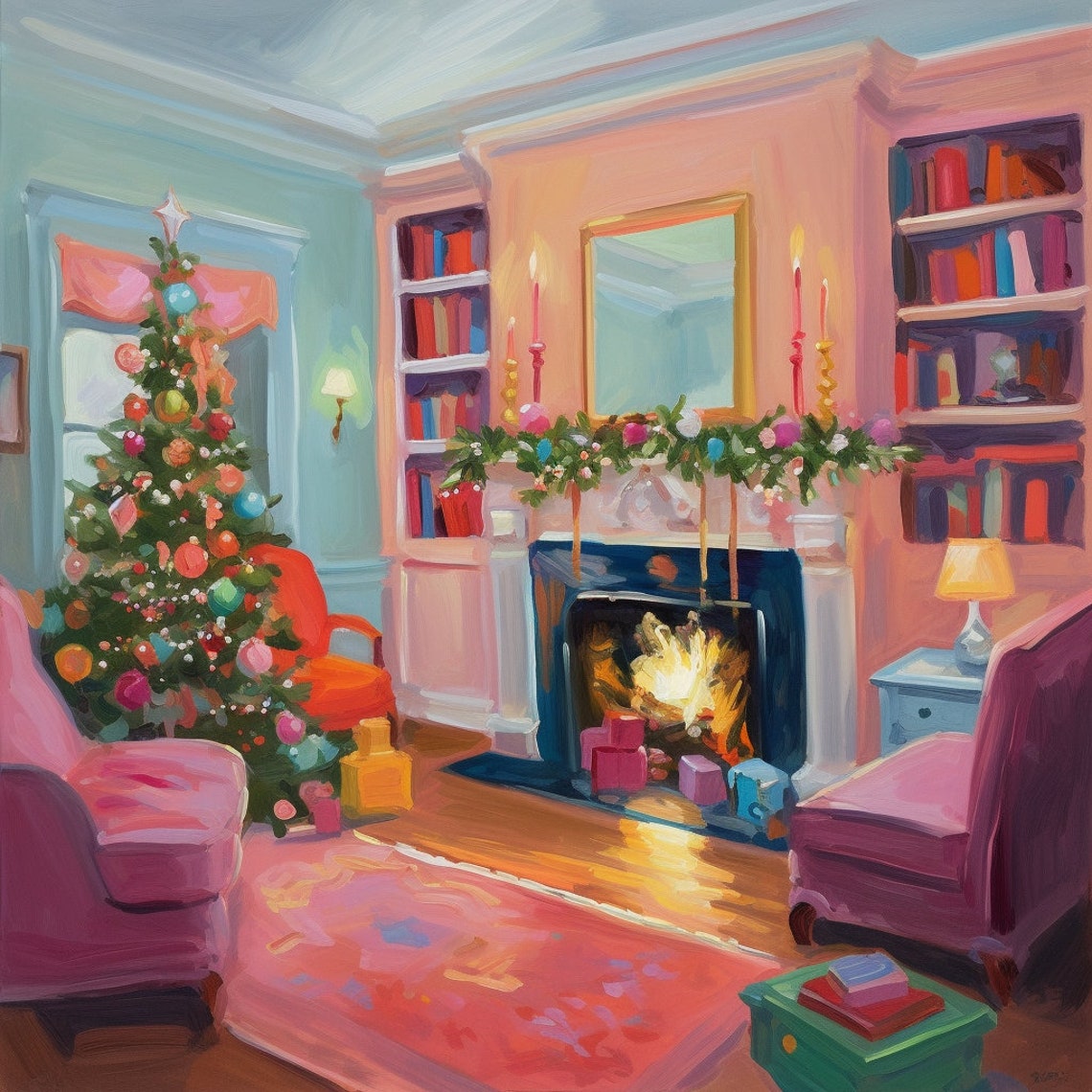 Festive Girly Zoom Backgrounds - Etsy