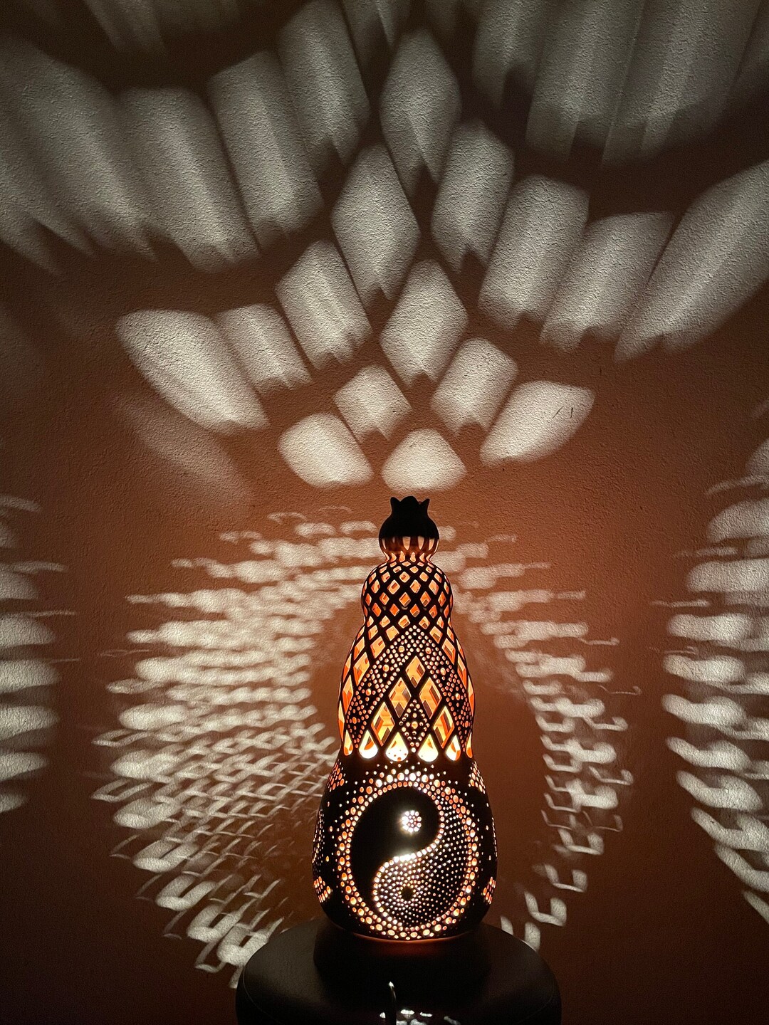 Mesmerising Yin Yang Ceramic Light Sculpture Handmade Ceramic Lamp ...