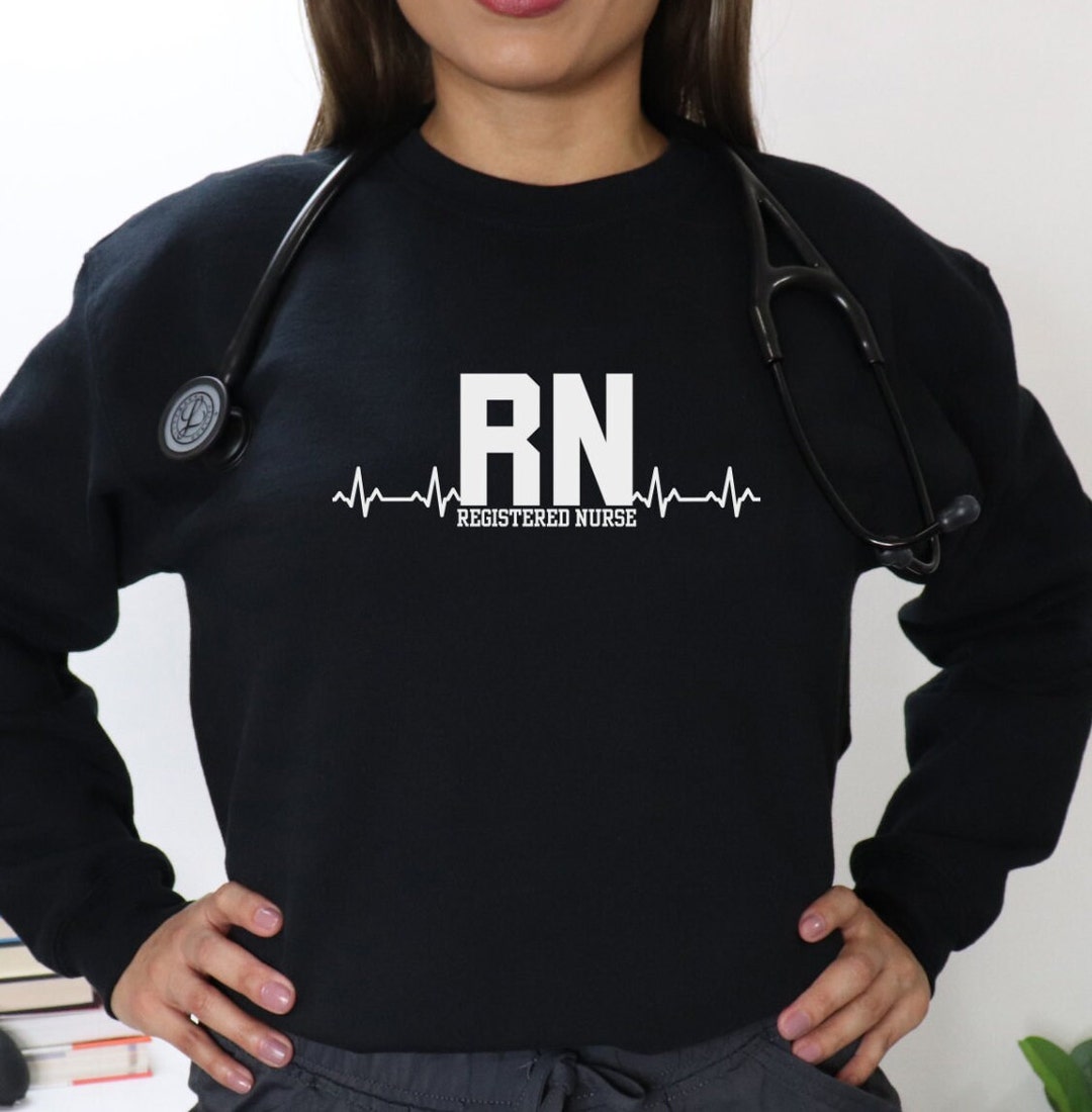 RN Crewneck Sweatshirt, Registered Nurse, Nurse, Gift for Nurse, Nurses ...