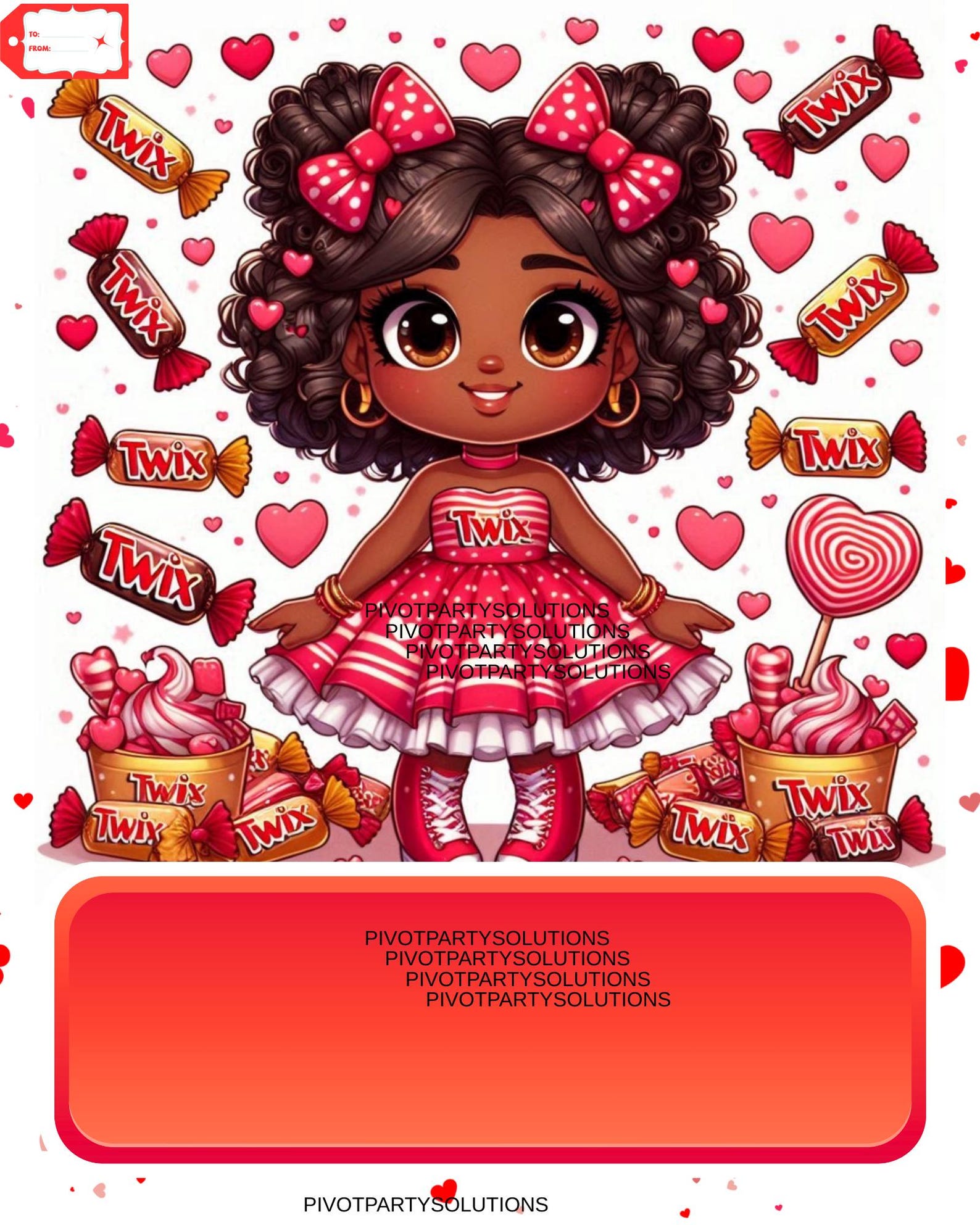8x11 Valentines Day Candy Card ***digital Download**- Twix - Etsy