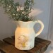 Vintage Cream Pitcher With Flowers - Etsy