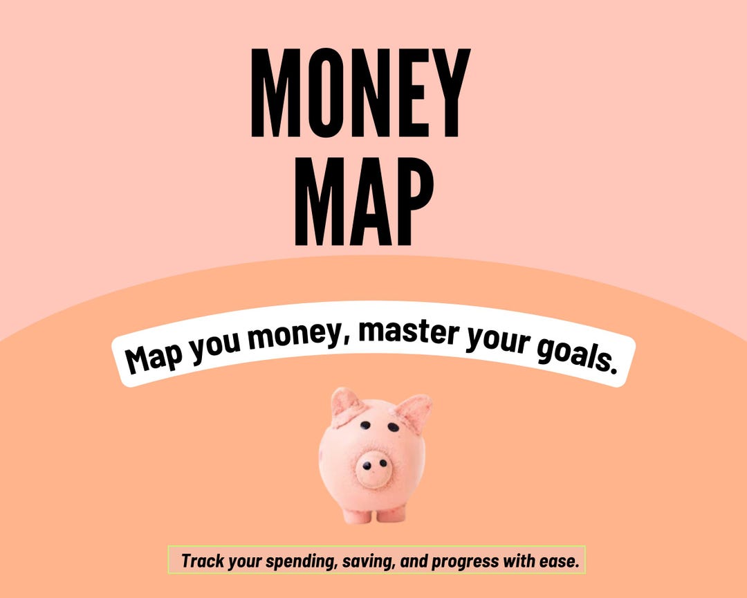 Purchase Tracker | Money Map | Finances | Spending Tracker | No Spend ...