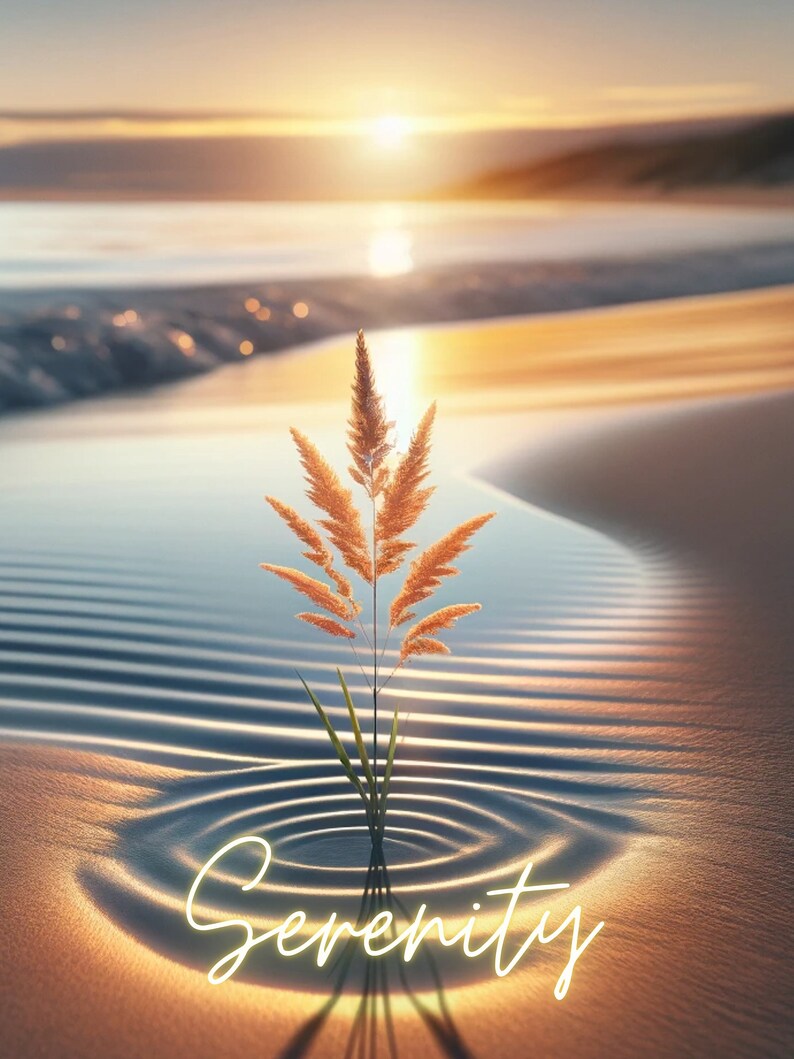 Serenity Sands Recovery Inspired Digital Print - Etsy