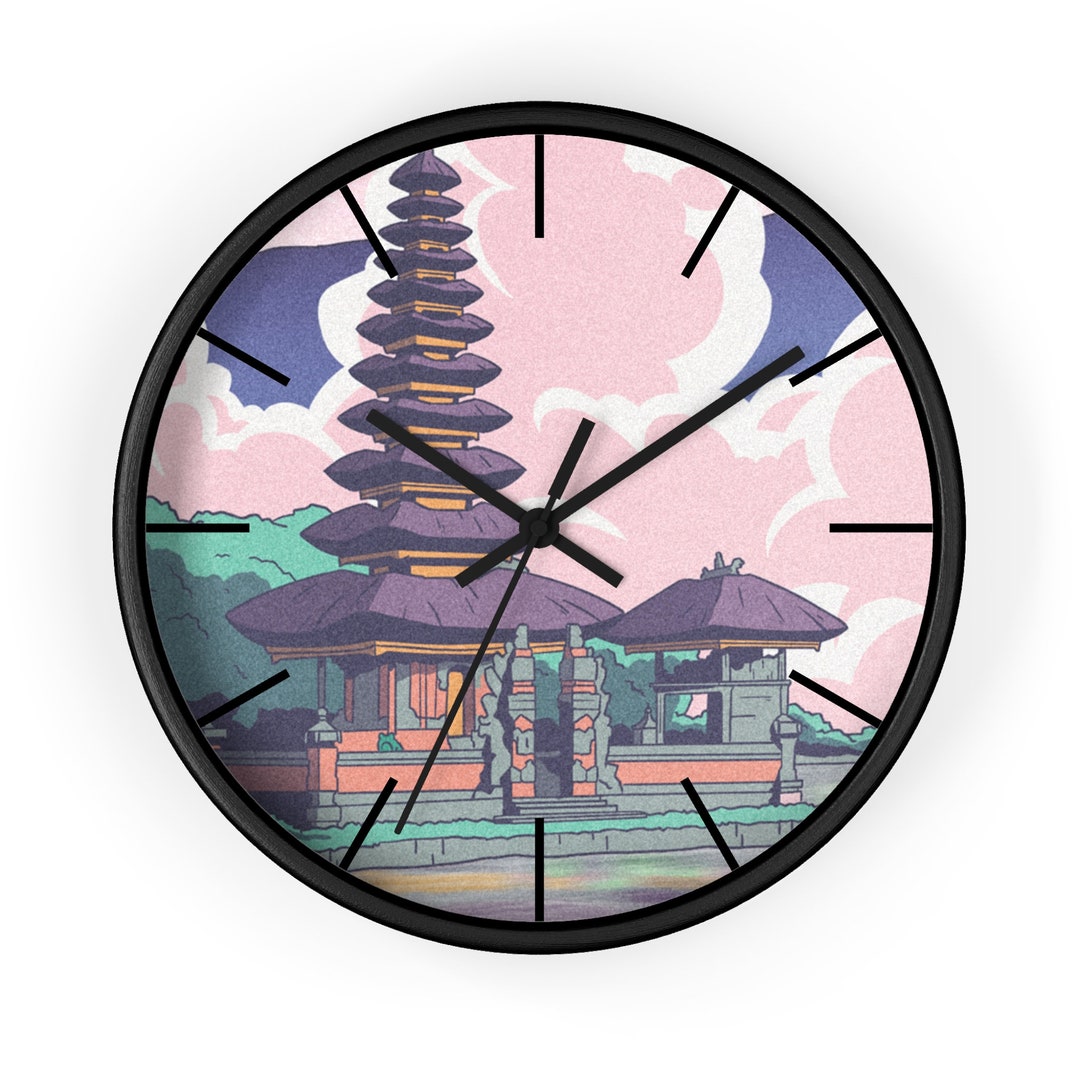 Retro Indonesia Anime Wall Clock - Etsy