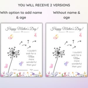 Mother’s Day Dandelion Fingerprint Art | Fingerprint Craft for Mom ...