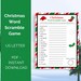 Christmas Word Scramble Game | Office Christmas Party Game | Christmas ...