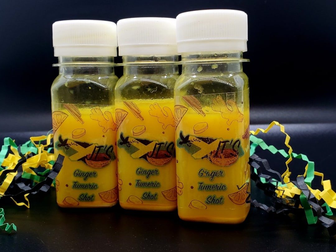 GINGER SHOTS Set of Seven Bottles - Etsy