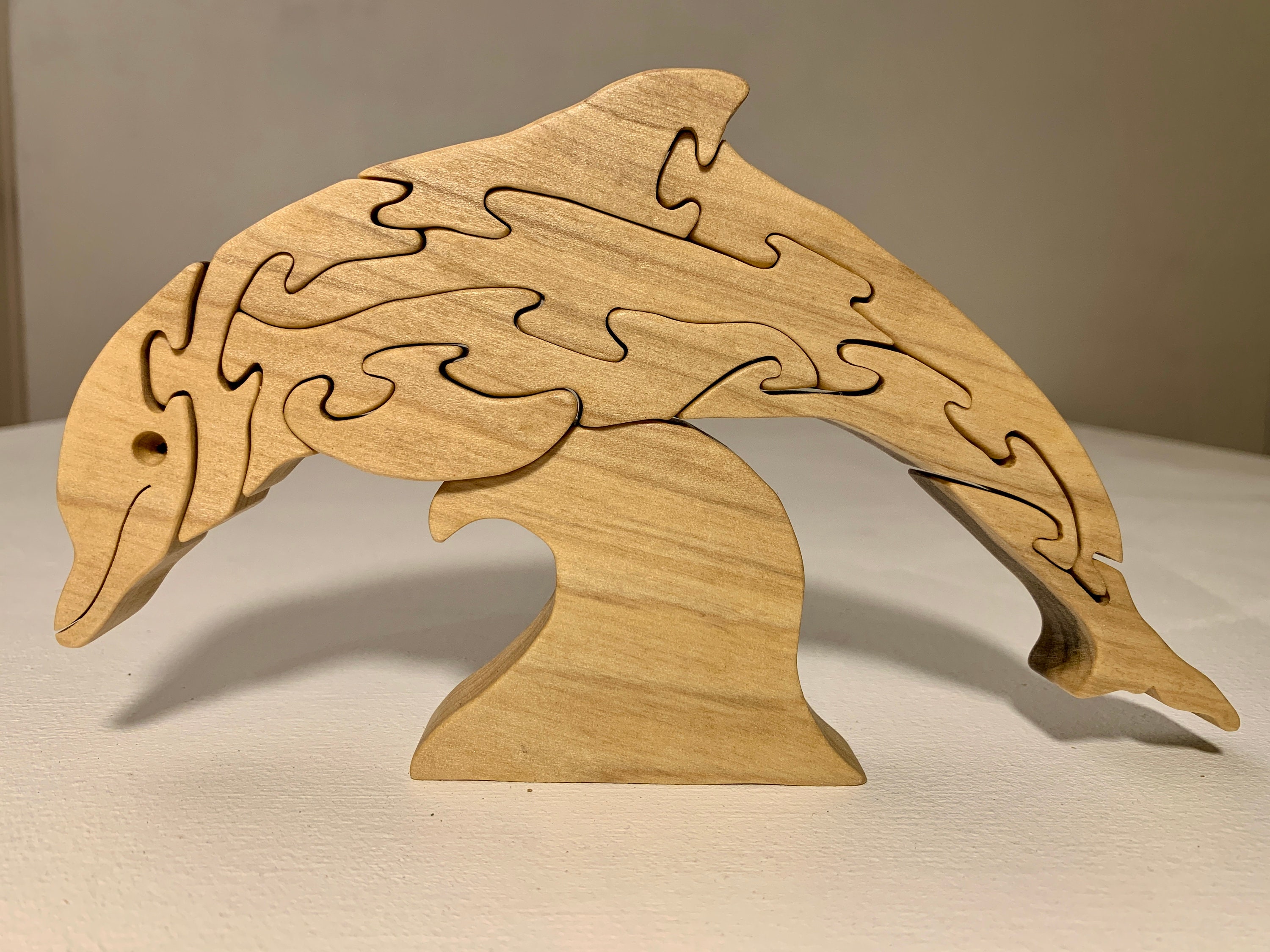 Dolphin Puzzle With Frame - Etsy