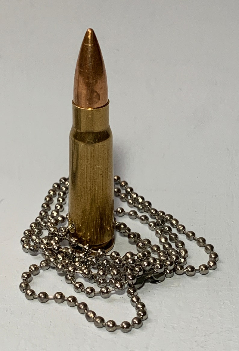 Buy Real Bullet Pendant Necklace 7.62 Cal AK-47. Online in India - Etsy