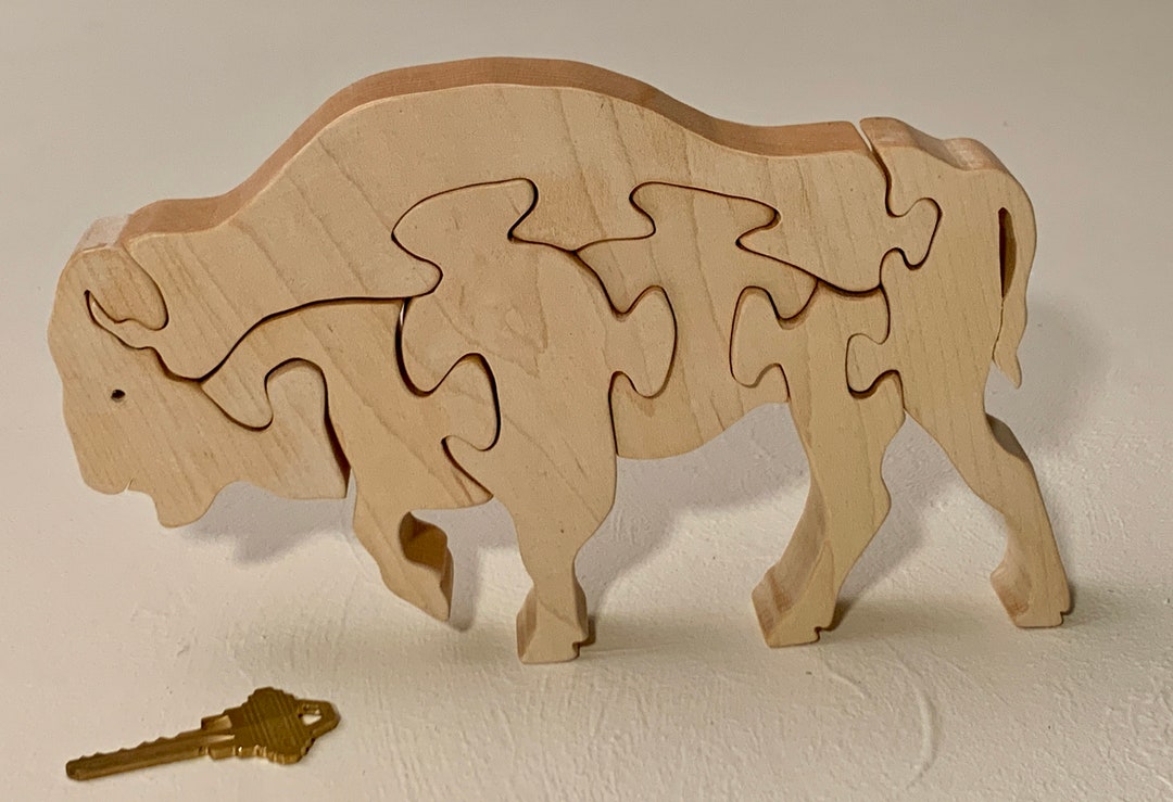 White Buffalo Cut From White Maple - Etsy