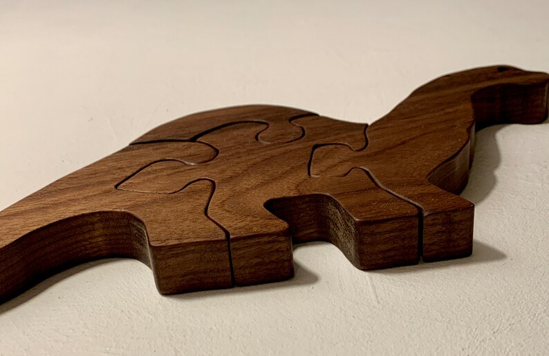 Baby Bronto Cut From Walnut Wood. - Etsy